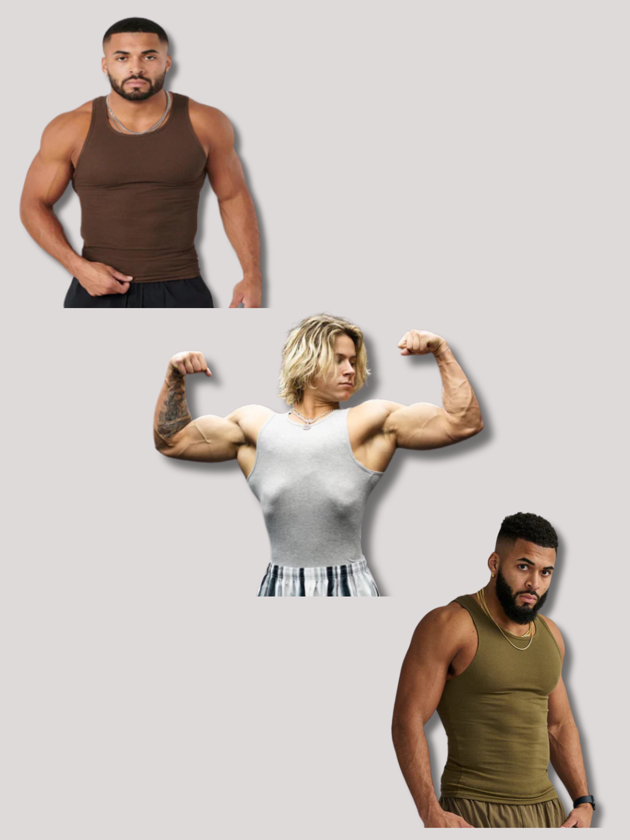WL1 BROWN, HEATHER GRAY, OLIVE - 3 PACK – Exportify